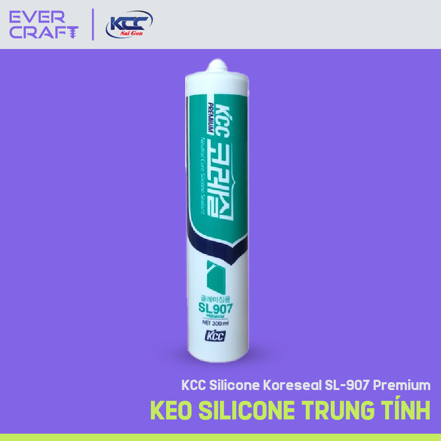 Keo Silicone đa năng cao cấp - KCC Silicone Koreseal SL-907 Premium | Shopee Việt Nam