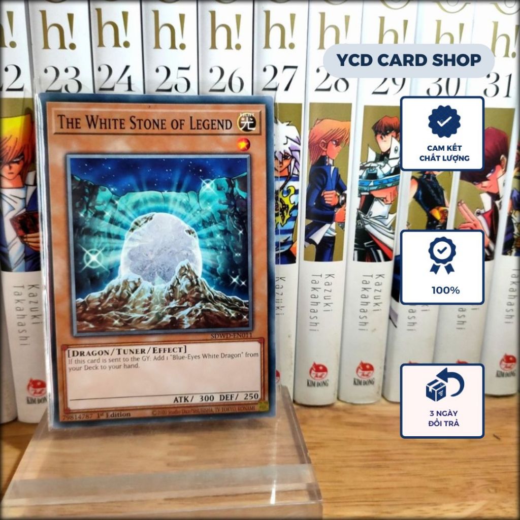 [YCDcardgame] Thẻ bài yugioh chính hãng The White Stone of Legend ...
