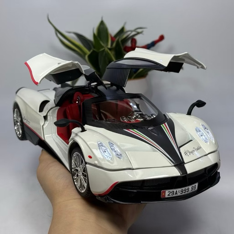 Mô hình siêu xe Pagani Huayra 1:18 bằng kim loại Full kính cánh cửa ...