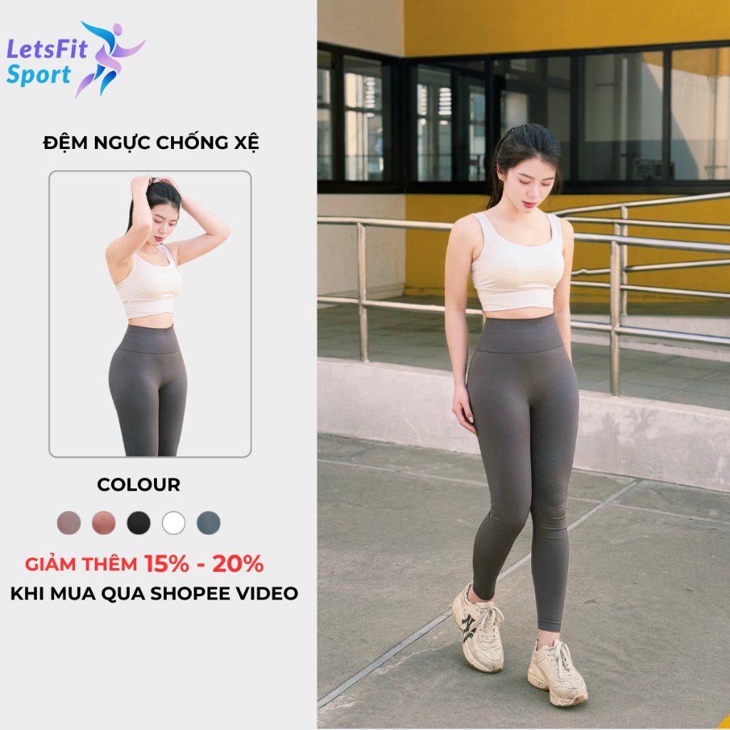 Đồ Tập Gym Nữ Quần Dài Bộ Tập Gym Nữ Cao Cấp Chun Mông Có Mút Ngực ...