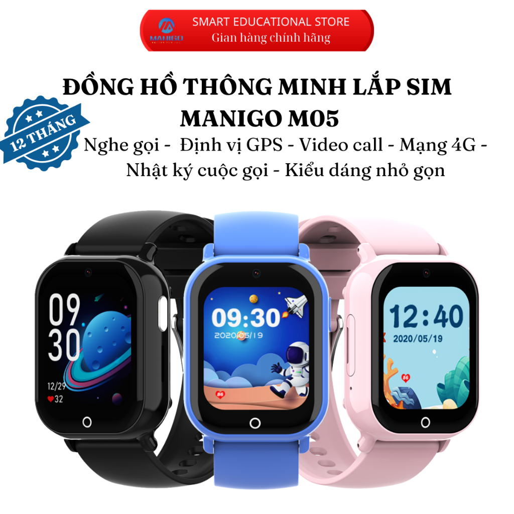 Đồng hồ thông minh trẻ em MANIGO M05 định vị nghe gọi 2 chiều, call ...