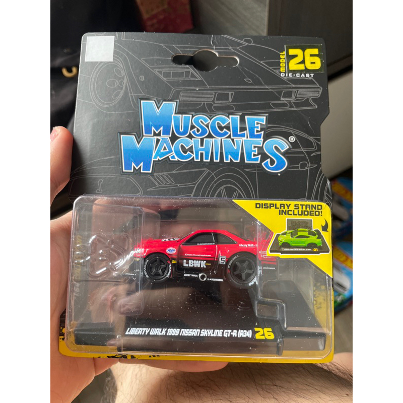 Muscle Machines Nissan Skyline GTR R34 LBWK/ mô hình ô tô | Shopee Việt Nam