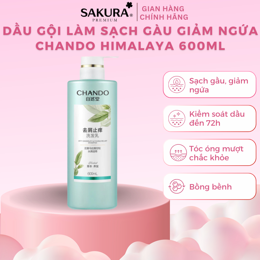 Dầu Gội Làm Sạch Gàu Giảm Ngứa CHANDO Himalaya Hỗ Trợ Tóc Chắc Khoẻ ...