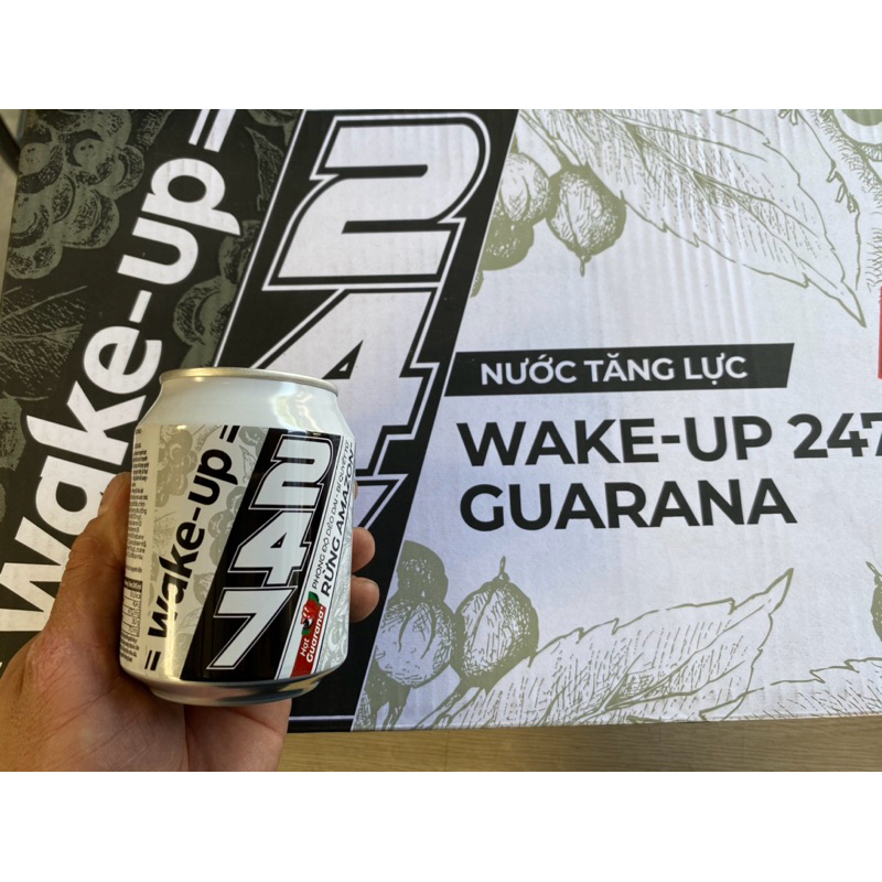 NƯỚC TĂNG LỰC WAKE-UP 247 GUARANA AMAZON ( Lốc 6 lon x 245ml/1 lon ...