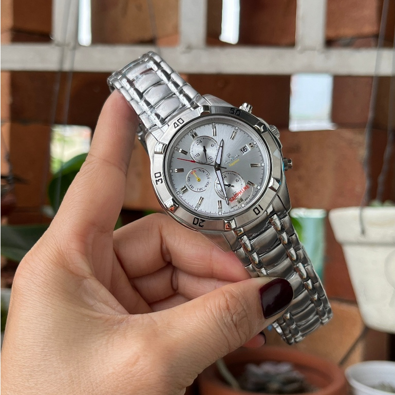 Đồng Hồ Nam Oasis Pacifier Dây Kim Loại A2010G Size 42mm Máy Pin Nhật ...