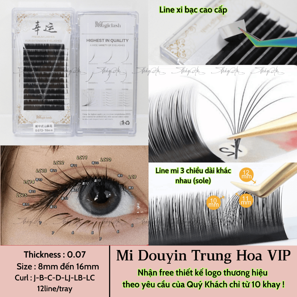 Mi Trung Hoa VIP Sole chuẩn Douyin dày 0.07 cong J-B-C-D-LJ-LB-LC siêu ...
