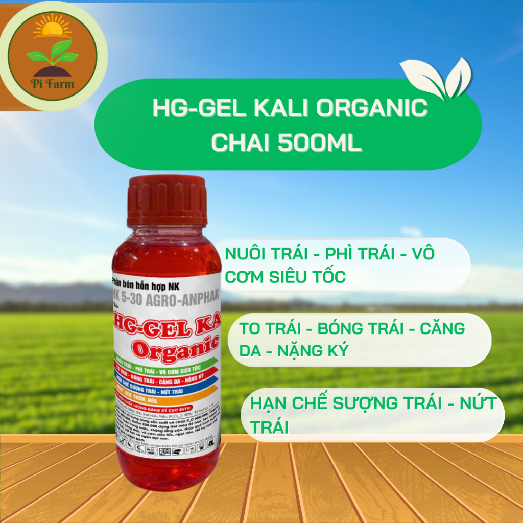 Phân Bón GEL KALI - ORGANIC ( Bỉ ) Nuôi Trái - Ngọt Trái - Vô Cơm Chai ...
