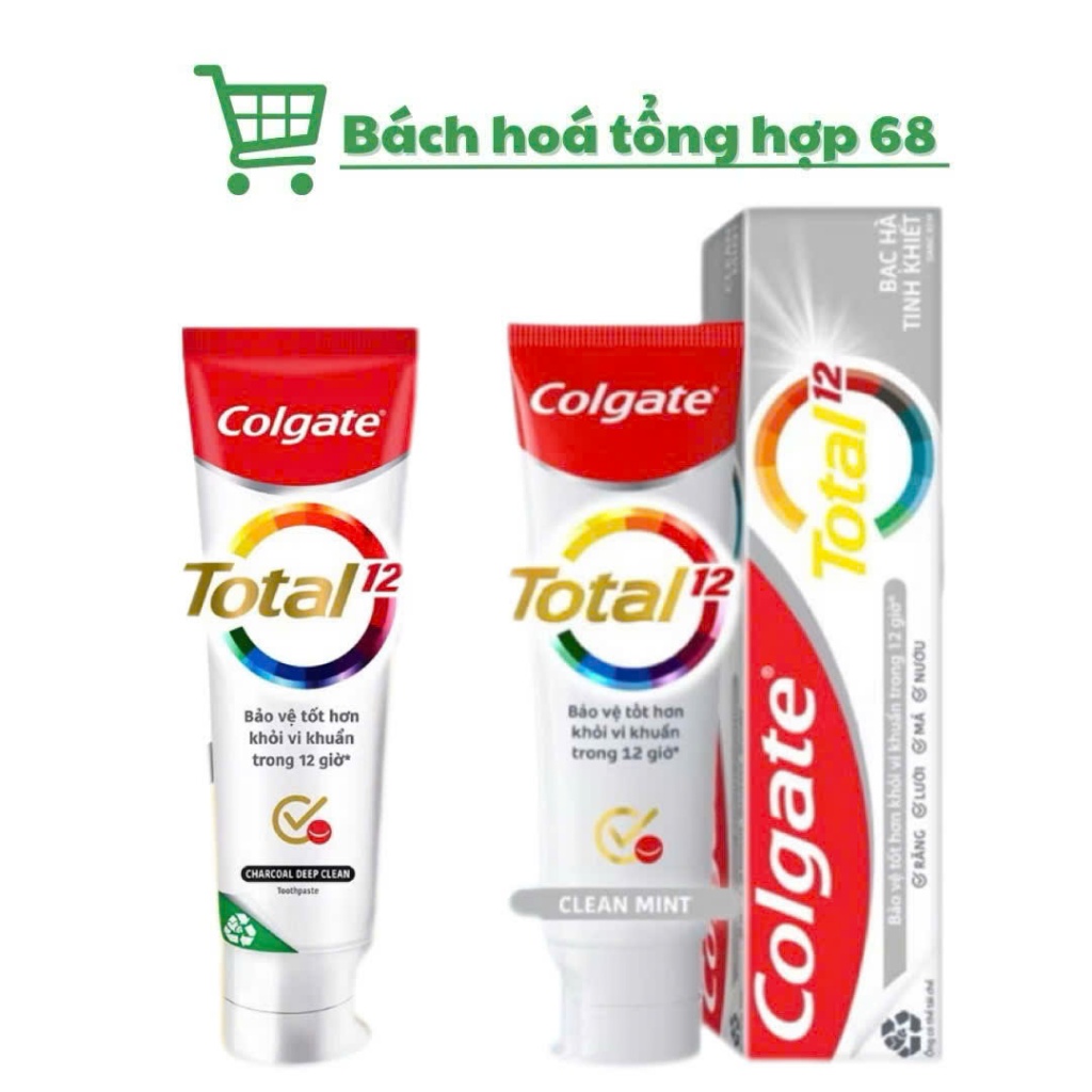 Kem đánh răng Colgate Total 170g giúp giảm chảy máu nướu bảo vệ khỏi vi ...