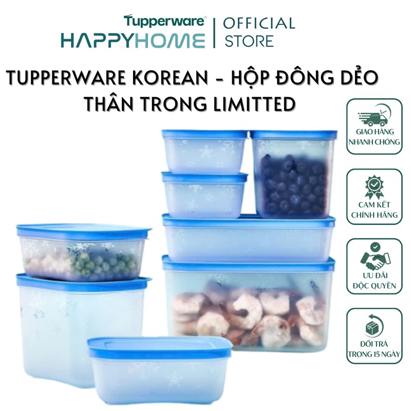 TUPPERWARE KOREAN - HỘP TRỮ ĐÔNG DẺO TUPPERWARE THÂN TRONG CHÍNH HÃNG ...