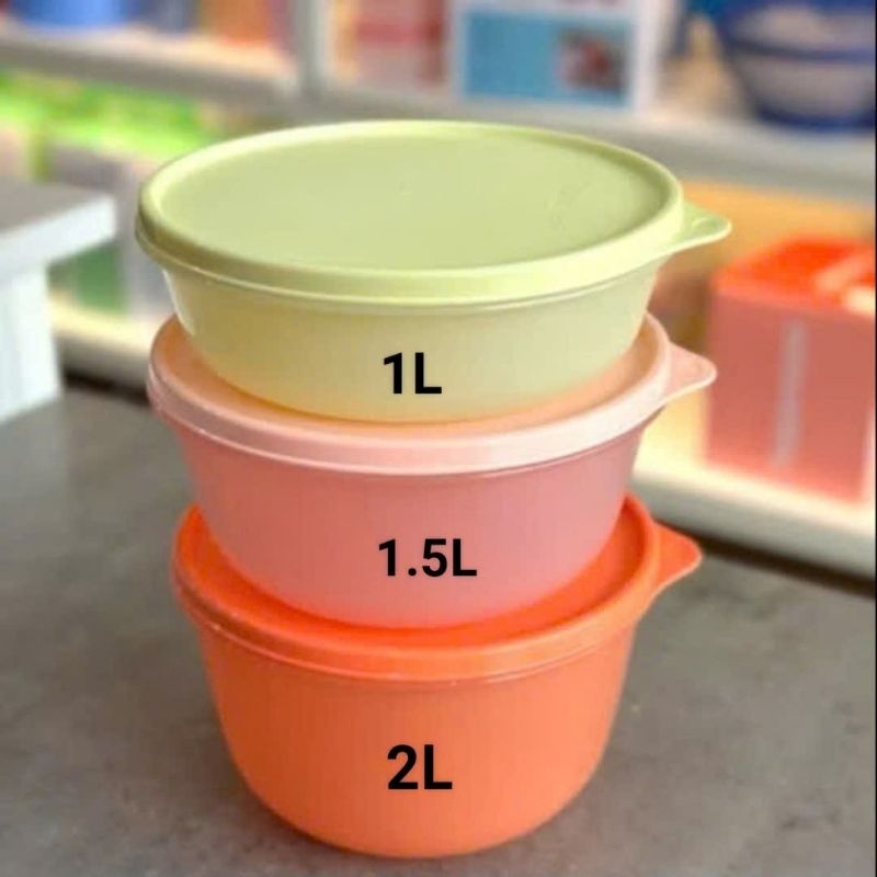 Lẻ hộp mát Modular bowl 1L/1.5L/2L tupperware chính hãng. | Shopee Việt Nam