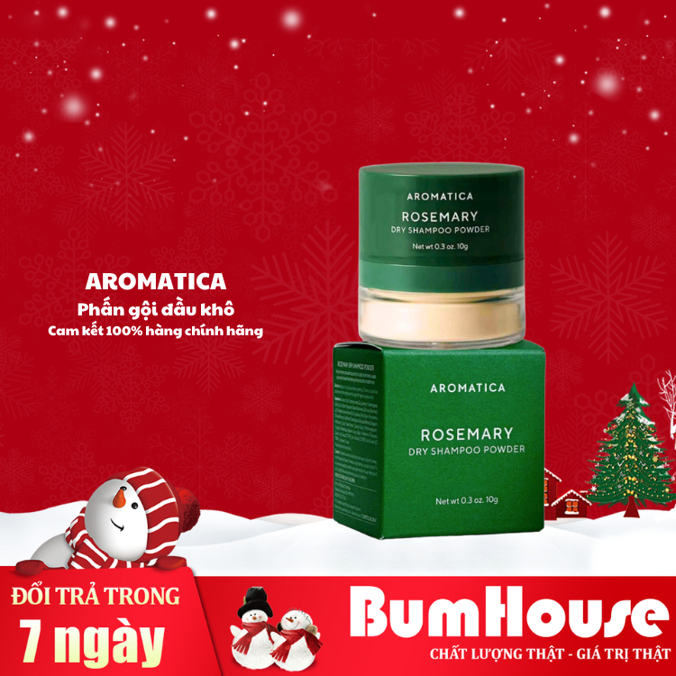 Phấn gội đầu khô AROMATICA ROSEMARY DRY SHAMPOO POWDER 10g | Shopee ...