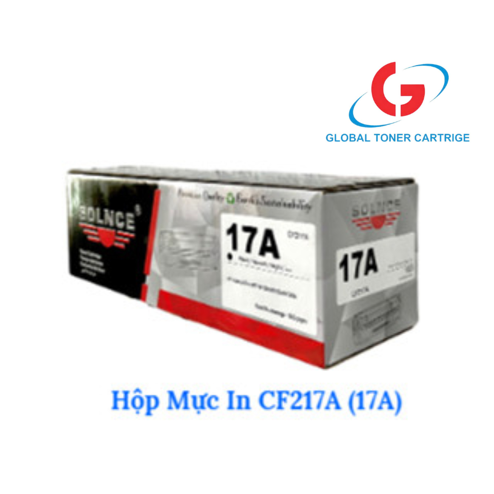 Hộp Mực In CF217A (17A) - SOLNCE- HP Pro M102a, Pro M102W, Pro M130 ...