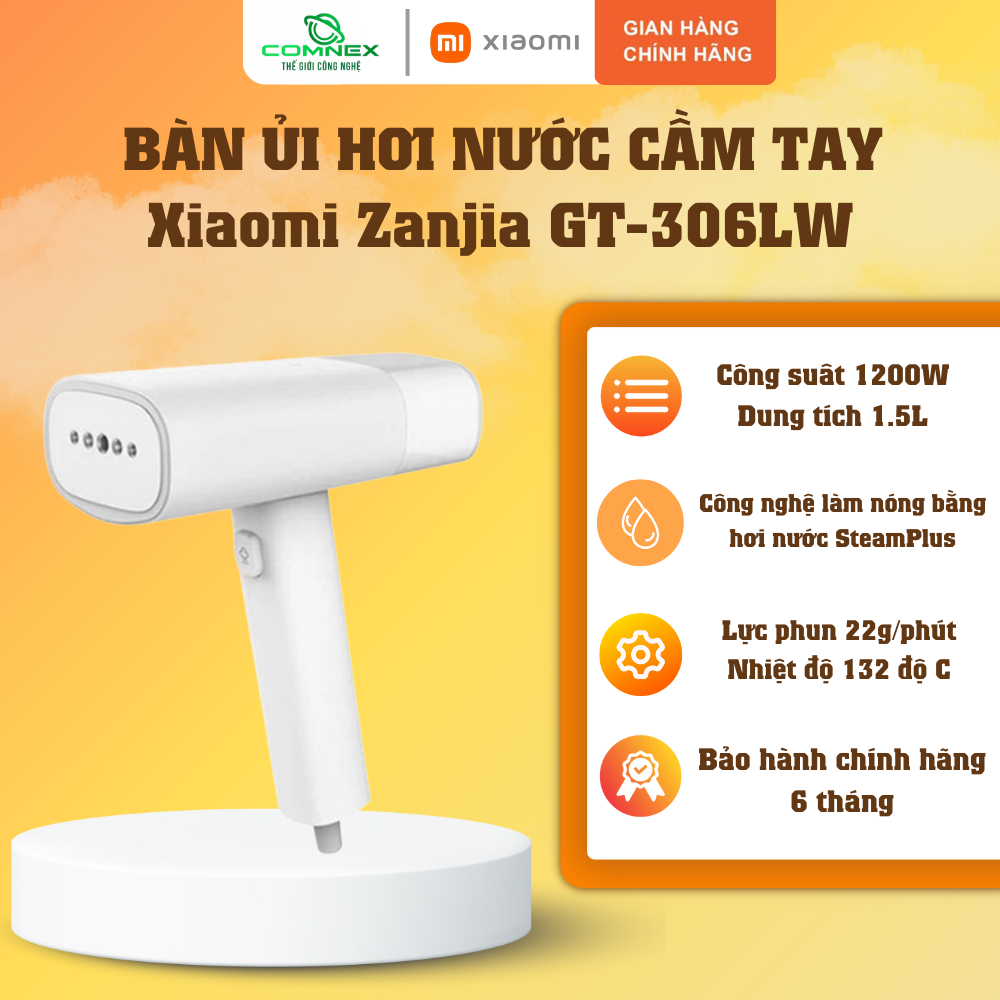 Bàn là hơi nước Xiaomi Mijia Zanjia GT-306LW bàn ủi hơi nước cầm tay nhỏ gọn công suất 1200W ...