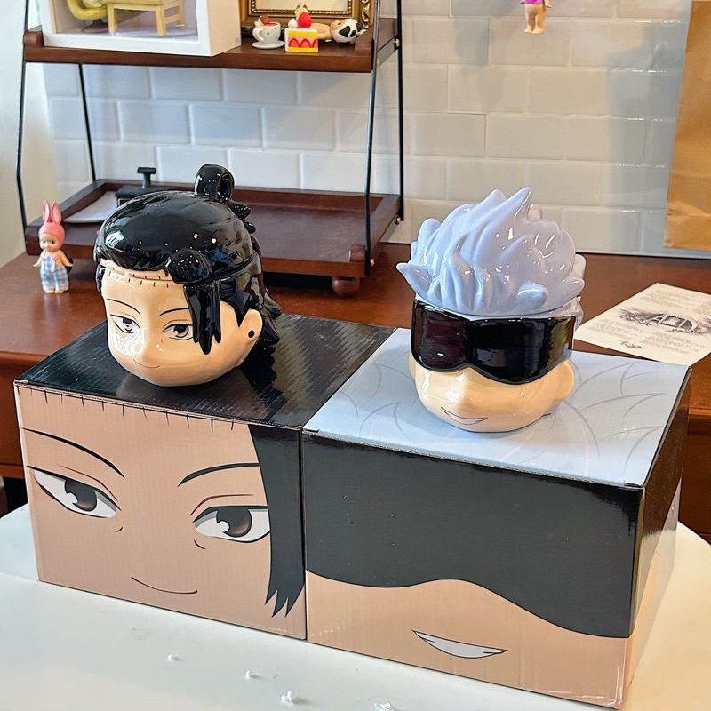 (Tự chụp/Có sẵn) Ly sứ box đẹp Gojo và Geto Anime thú vị | Shopee Việt Nam