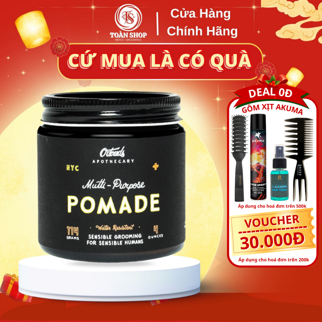 [Chính hãng store Hà Nội] Sáp Vuốt Tóc O'douds Multi Purpose Pomade ...