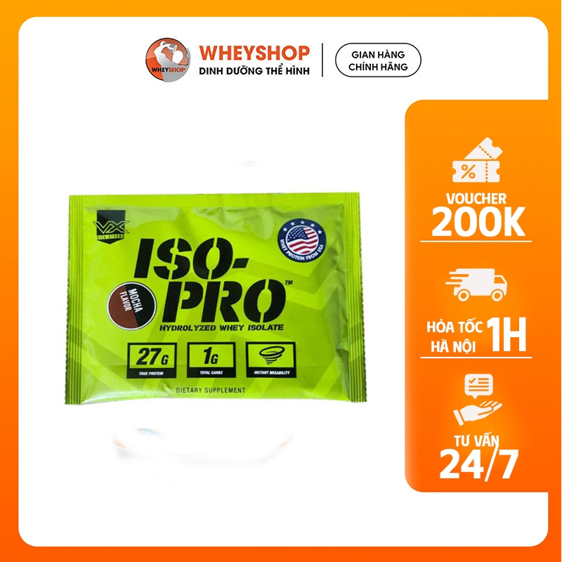 Bột bổ sung protein Sample VX ISO PRO (combo 10 gói) - WHEYSHOP VN ...
