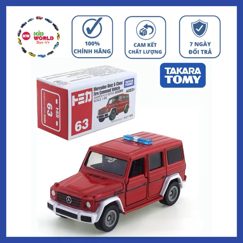 Xe mô hình Tomica Box Cứu hoả Mercedes-Benz G-Class Fire Command ...