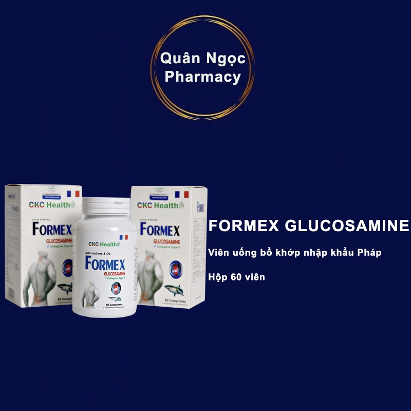 [CHÍNH HÃNG] Viên uống bổ Khớp FORMEX Glucosamine Bổ Sung Dưỡng Chất, Bảo Vệ Khớp, Giảm Khô Khớp ...