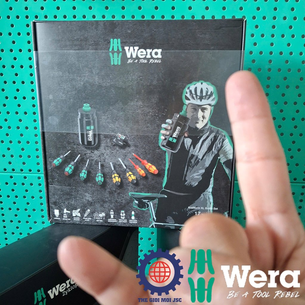 Bộ Tua Vít Wera 9540 Kraftform XL Bottle - Phiên bản giới hạn bình nước Elite Bottle mã ...