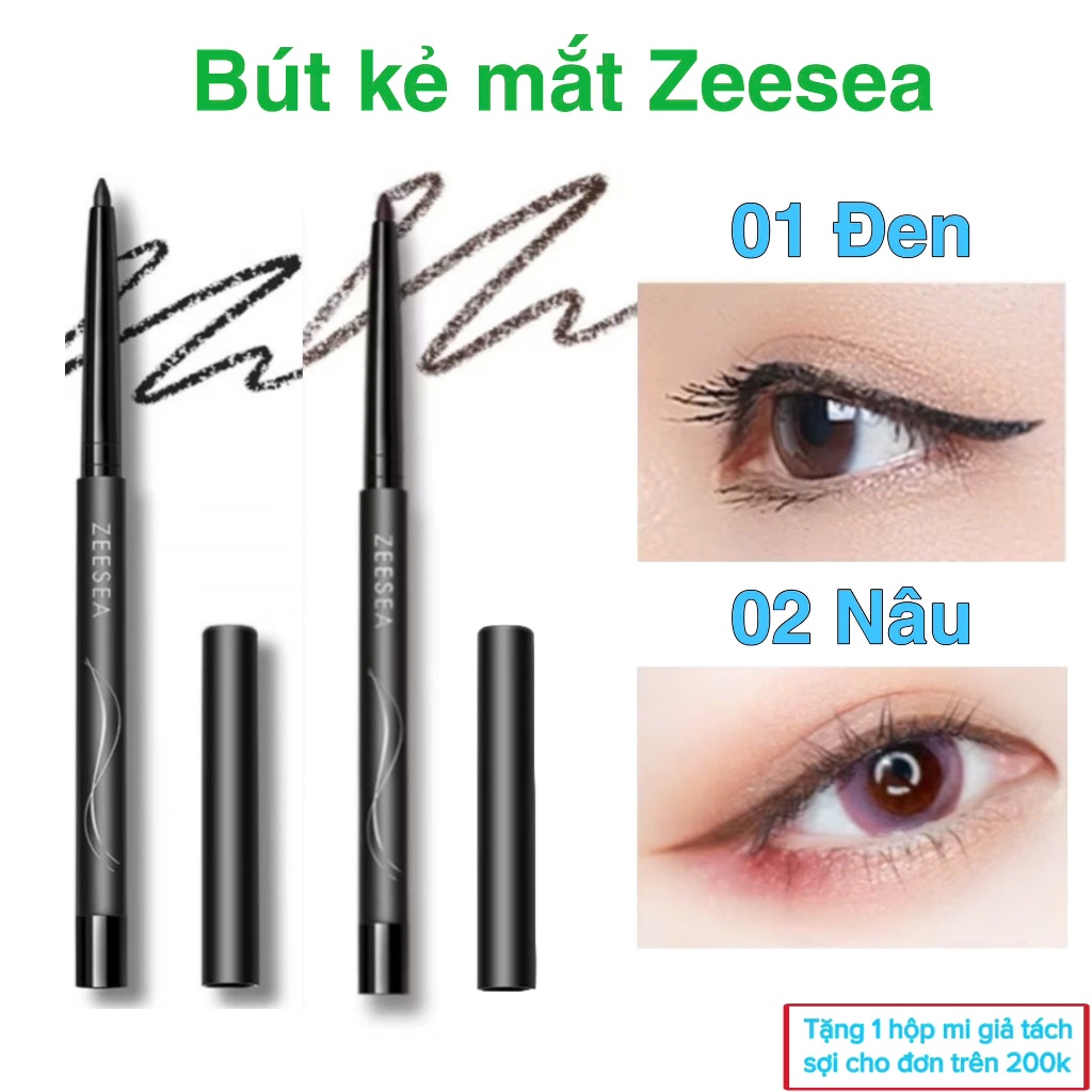 Bút kẻ mắt ZEESEA nhanh khô, chống thấm nước, lâu trôi, không bị nhoè suốt 24h | Shopee Việt Nam