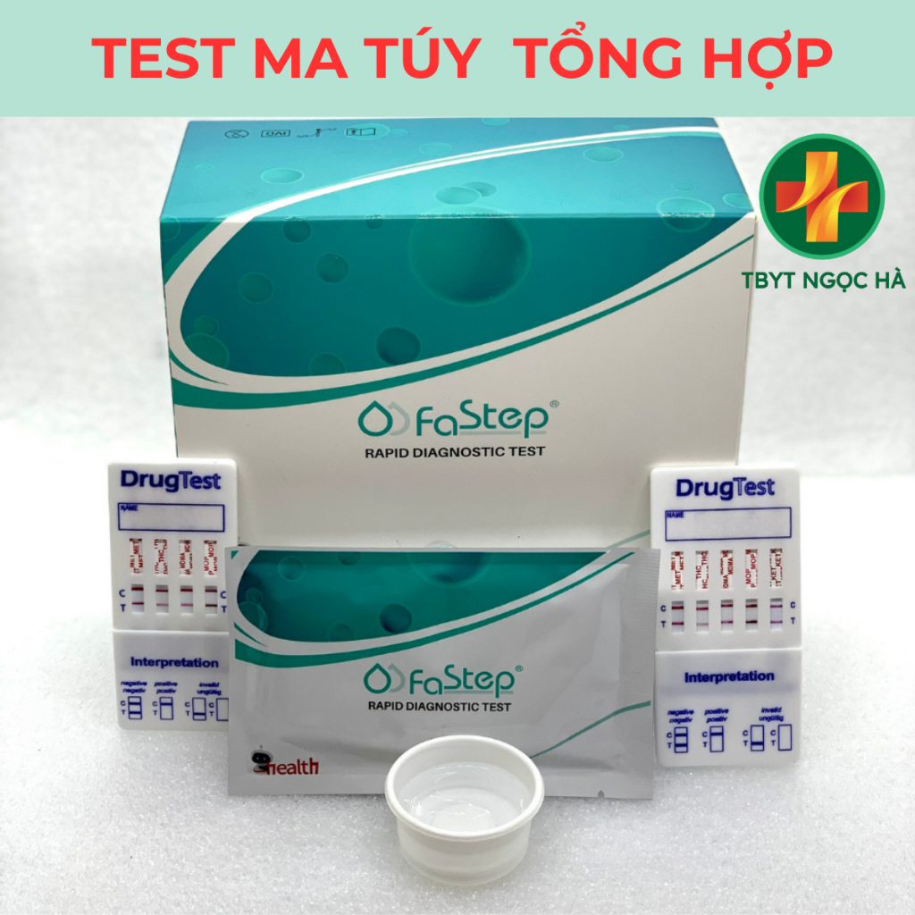Que test ma tuý tổng hợp 4 và 5 chân Fastep test nhanh độ chính xác cao ...
