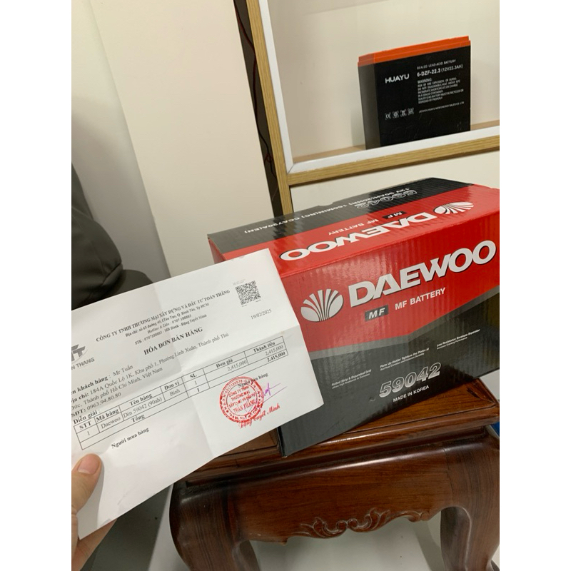AQ ô tô Deawoo ( Nhập khẩu) 12v-40ah | Shopee Việt Nam