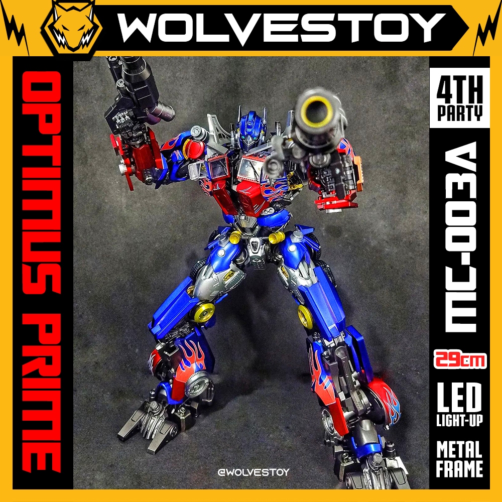 Mô hình TF ROTF Optimus Prime MC-003A DLX Metal Frame Action Figure ...