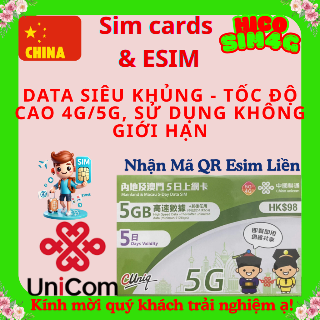 HICO | Sim du lịch Trung Quốc và Macau , Sim data du lịch Trung Quốc và ...