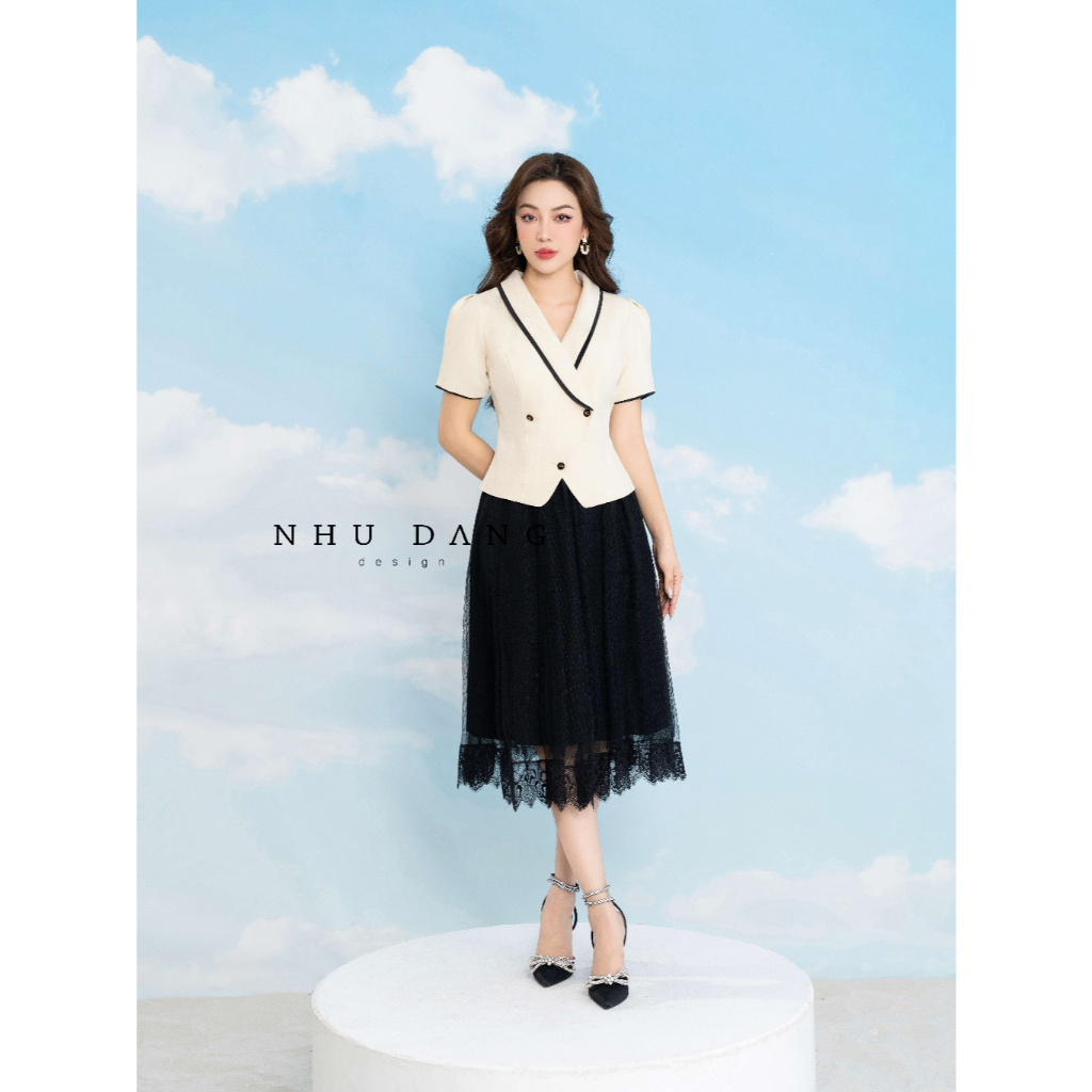 Set công sở nữ Helen Set thiết kế NHƯ ĐẶNG DESIGN | Shopee Việt Nam