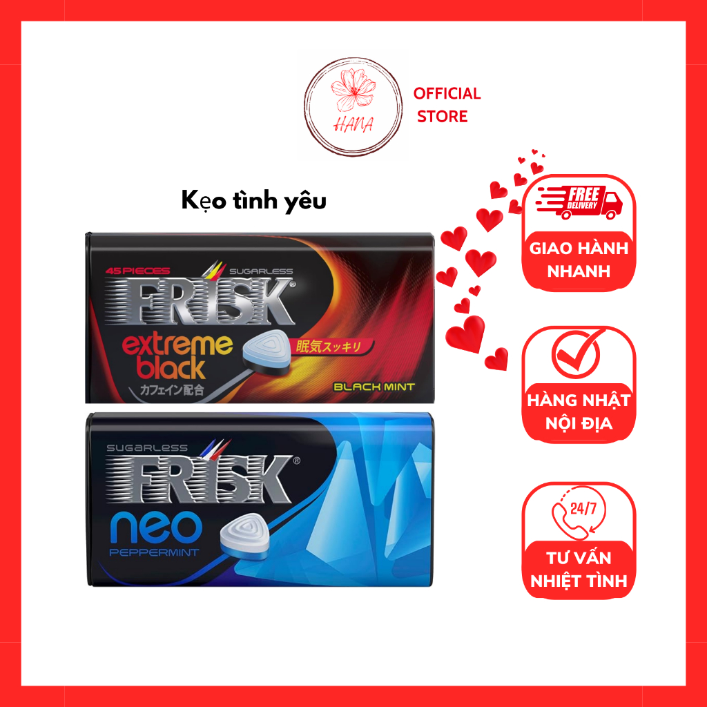 Kẹo Ngậm Bạc Hà Frisk Neo Peppermint Nhật Bản (50 viên) | Shopee Việt Nam