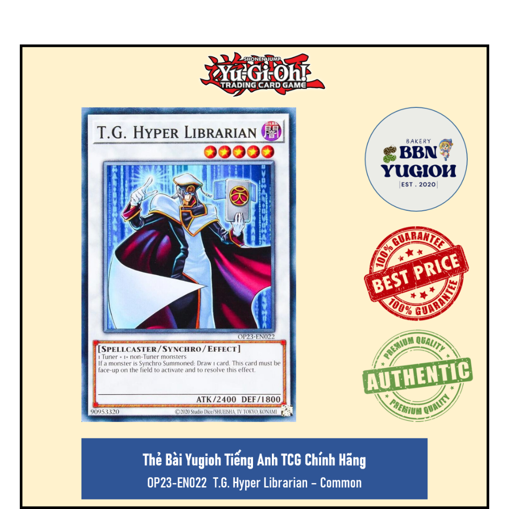 Thẻ Bài Yugioh Tiếng Anh TCG Chính Hãng: OP23-EN022 T.G. Hyper ...
