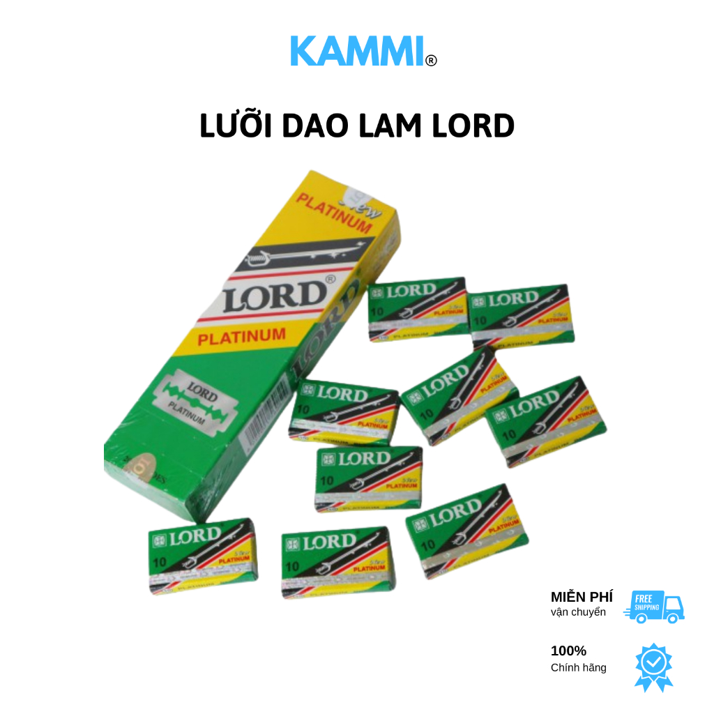 Lưỡi Dao Lam Cạo Râu Lord 1 Hộp 10 Lưỡi | Shopee Việt Nam