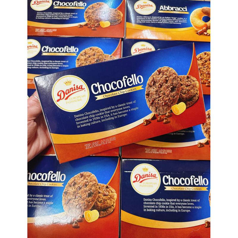 BÁNH QUY DANISA CHOCOFELLO HỘP 150G/ DANISA CHOCOLATE CHIP | Shopee ...