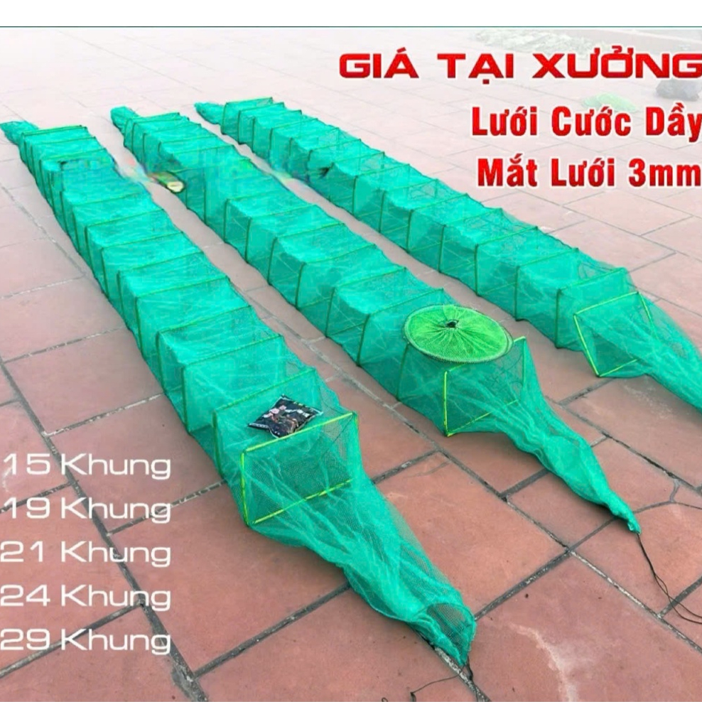 [Giá Tại Xưởng] Lồng Bát Quái Dài 4m5 Đến 8m Mắt Lưới 3mm Lưới Lồng Cá ...
