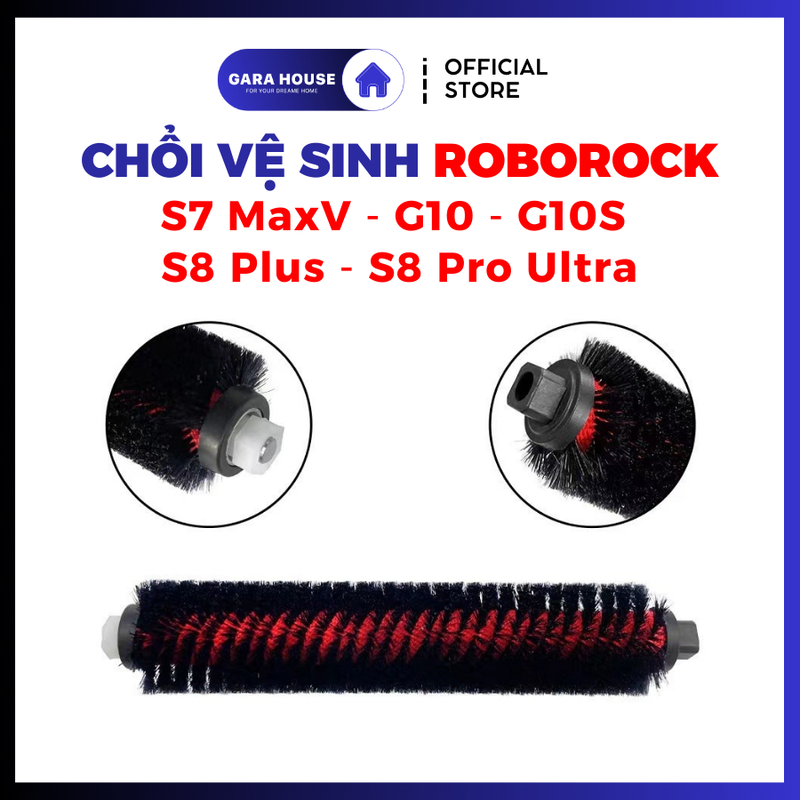 Chổi bảo trì, chổi vệ sinh Robot Hút Bụi Roborock S7 MaxV Ultra - S8 Pro Ultra - G10 - P10 - G20 ...