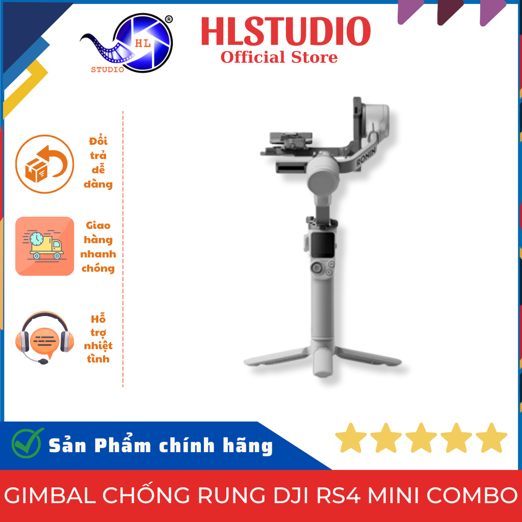 Gimbal Chống Rung DJI RS4 Mini Combo – HL Studio – Tải Trọng 2kg, Pin ...