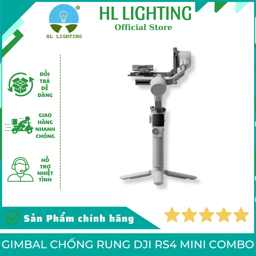 Gimbal Chống Rung DJI RS4 Mini Combo – HL Lighting – Tải Trọng 2kg, Pin LiPo 3100mAh | Shopee ...