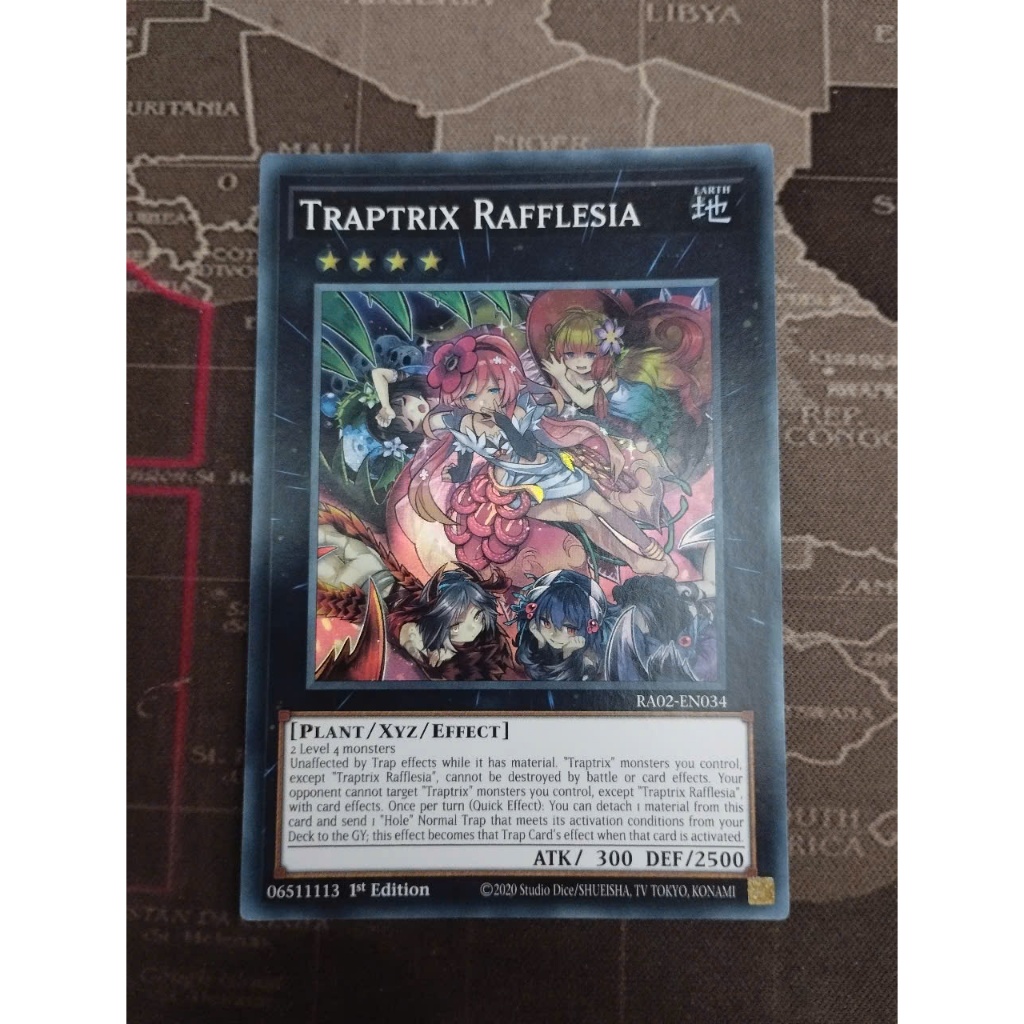 Thẻ bài Yu-Gi-Oh! Traptrix Rafflesia chính hãng Konami | Shopee Việt Nam