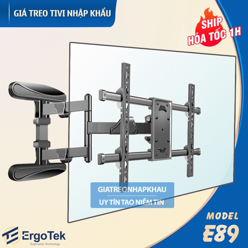 Giá treo tivi xoay vuông góc 90 độ ErgoTek E89 40 - 75 Inch - Khung Treo Tivi Xoay Đa Năng [Góc ...