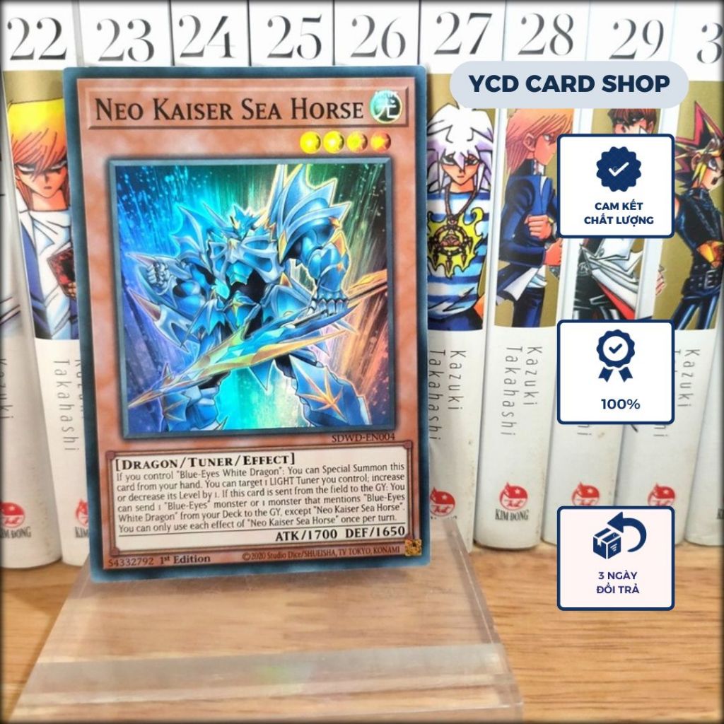 [YCDcardgame] Thẻ bài yugioh chính hãng Neo Kaiser Sea Horse – Super ...