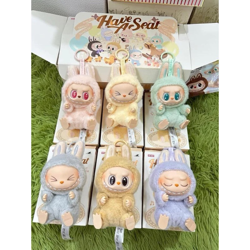 Hộp mù Blindbox Popmart, Móc chìa khóa Labubu V2 Vinyl Plush Doll phiên ...