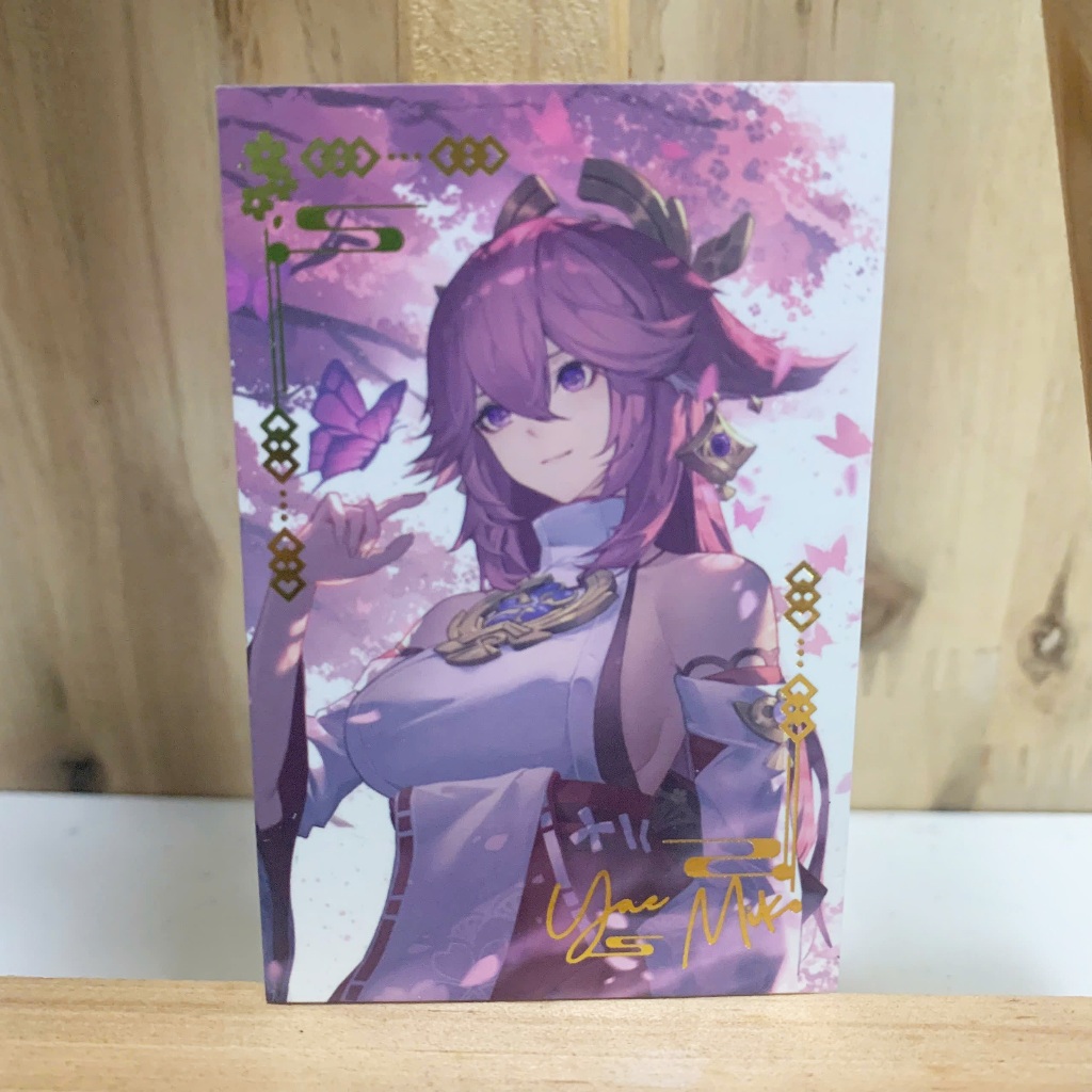 Thẻ hình card hanafuda Yae Miko fangoods goods artist Genshin Impact ...