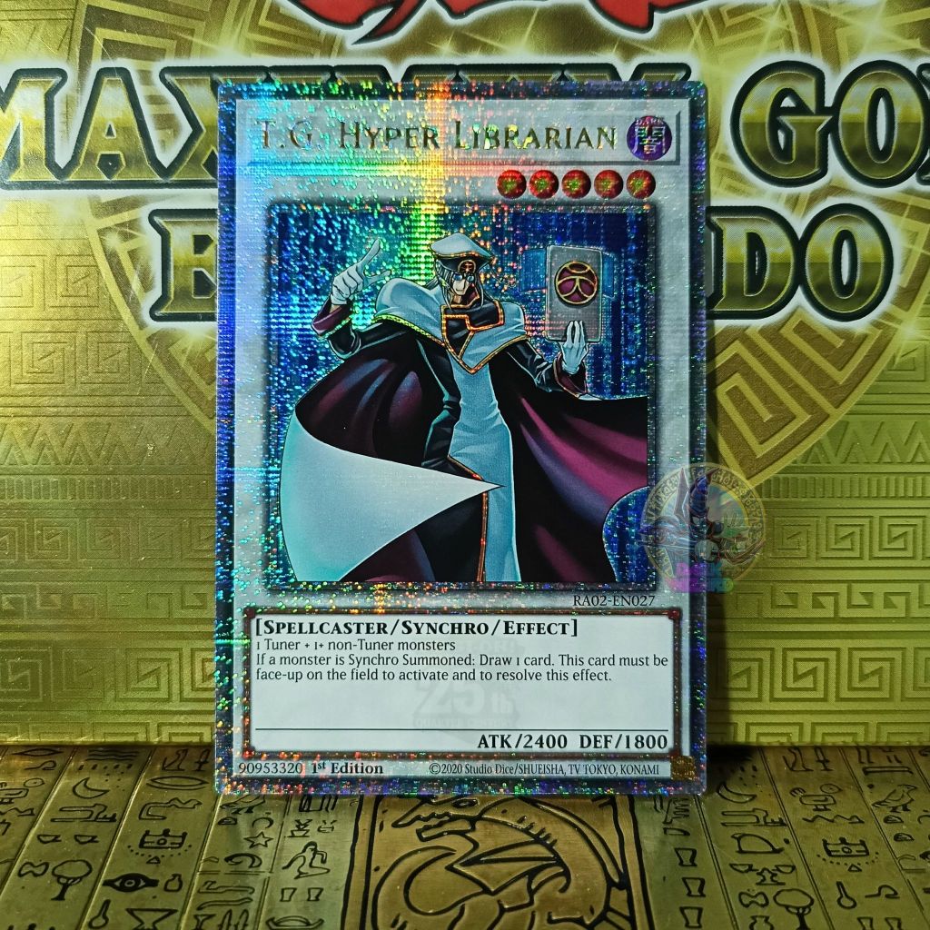 T.G. Hyper Librarian – RA02-EN027 – Quarter Century Rare [Thẻ bài ...