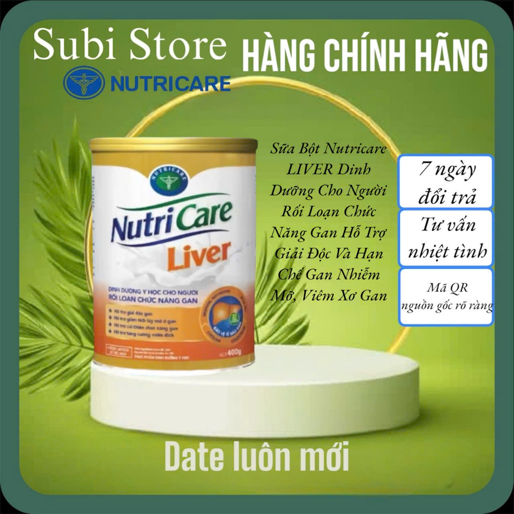 Sữa cho người rối loạn chức năng gan NUTRICARE LIVER (400g) | Shopee Việt Nam
