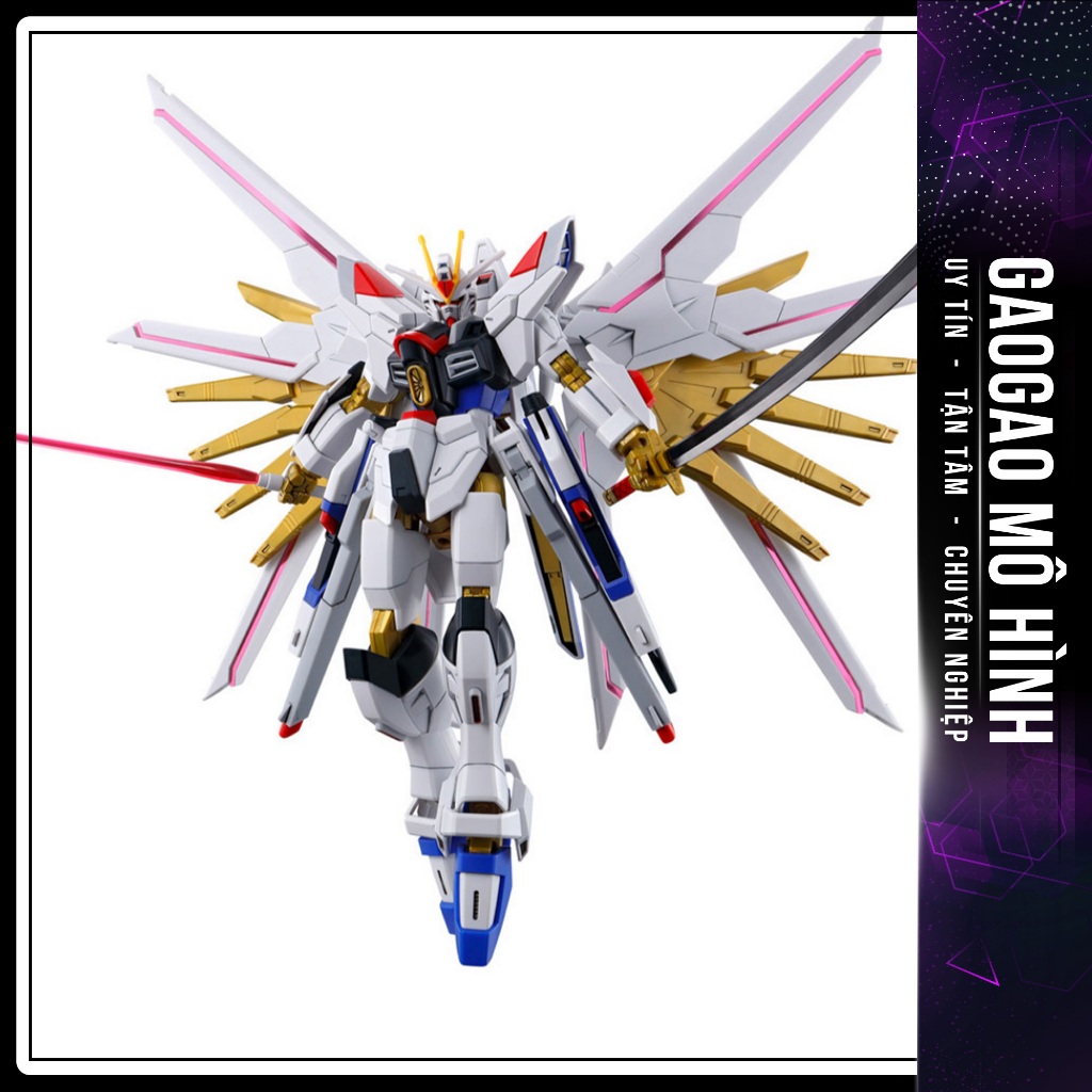 Mô Hình Lắp Ráp HG 250 Mighty Strike Freedom Fighter (Tặng đế + Decal ...