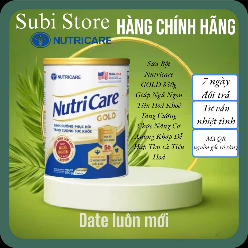 Sữa Nutricare Gold phục hồi bồi bổ cơ thể 850g | Shopee Việt Nam