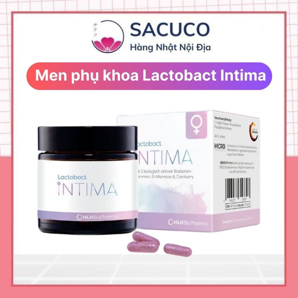 [ CHÍNH HÃNG ] Men vi sinh phụ khoa Lactobact Intima bổ sung lợi khuẩn ...