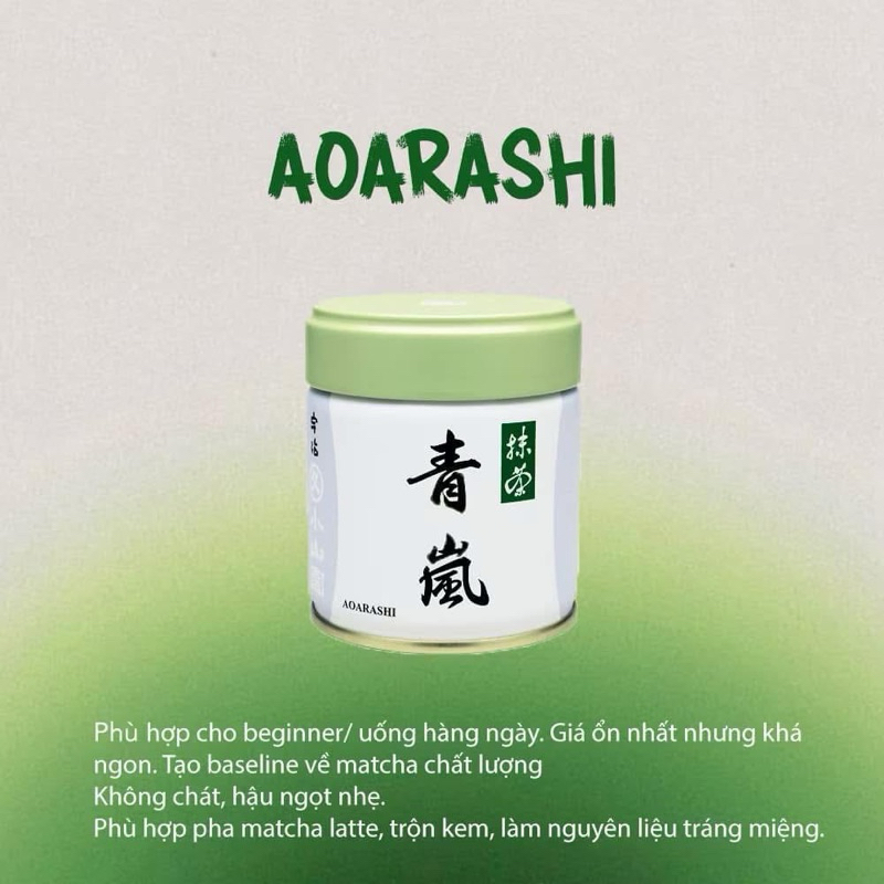 bột matcha nguyên chất nhà marukyu aoarashi -wakatake - Isuzu Midorigi ...