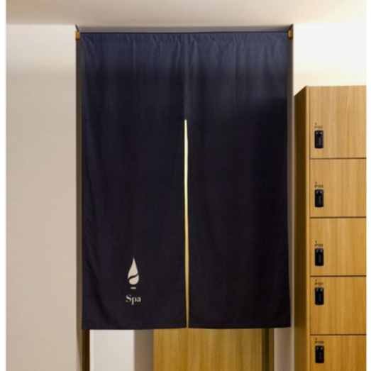 (SIZE LỚN) RÈM NOREN LUỒN thanh treo may sẵn xẻ tà 2 mảnh decor nhà hàng, cửa ra vào, Rèm canvas ...