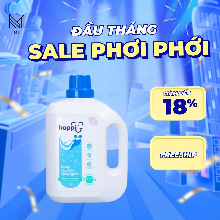 Nước giặt quần áo cho bé Hoppi 1.8L | Shopee Việt Nam